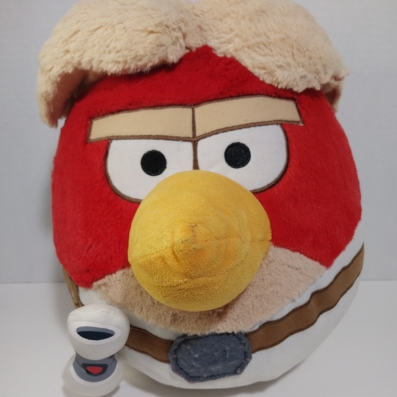 angry birds | Toys | Angry Birds Star Wars Luke Red Skywalker Stuffed ...